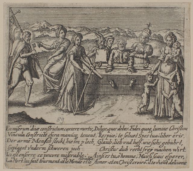 Das Joch und die Erlösung des Menschen (aus: Jakob de Zetter, Neue ...