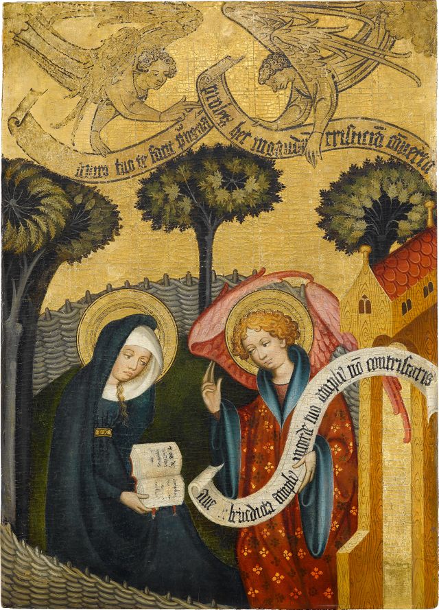 Sogenannter Ulmer Hochaltar: Die Verkündigung der Geburt Mariens an die Heilige Anna | Staatsgalerie