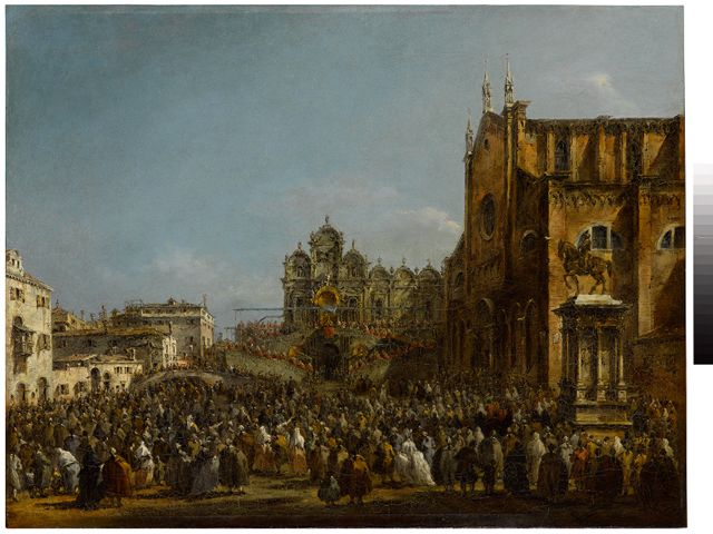 Papst Pius VI. segnet die Venezianer | Staatsgalerie