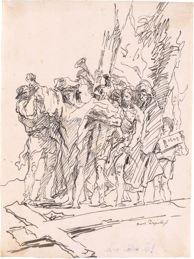 Entkleidung Christi vor der Kreuzigung | Staatsgalerie