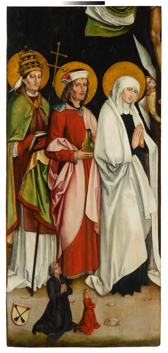 Der Heilige Gregor der Große, Cosmas, Maria | Staatsgalerie