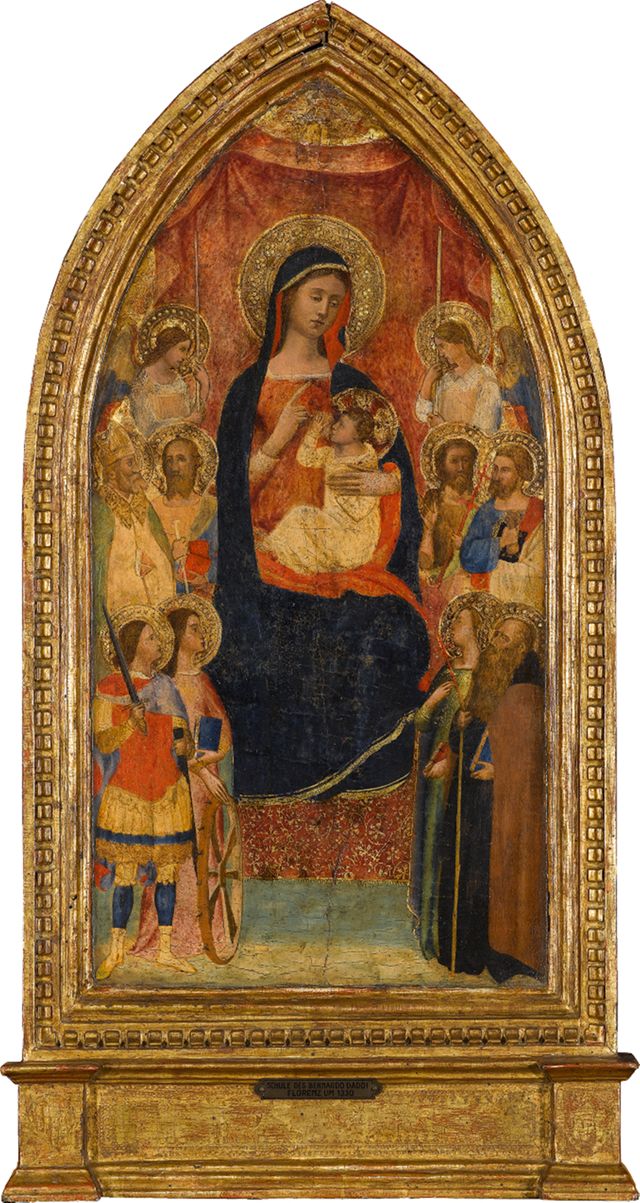 Maria mit Kind und Heiligen | Staatsgalerie