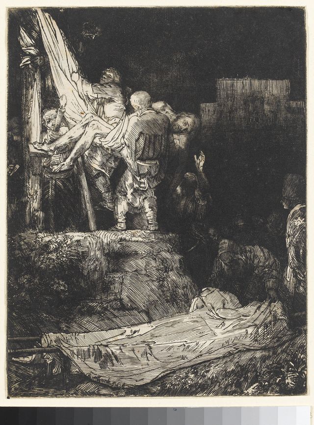 Die Kreuzabnahme bei Fackelschein | Staatsgalerie